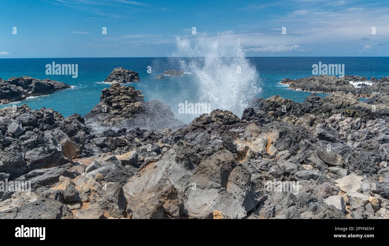 Scenes from the beautiful beaches of La Reunion, France Stock Photo - Alamy