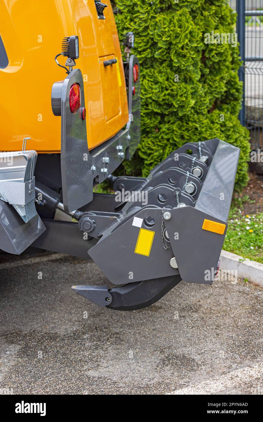 Ripper Attachment at Excavator Back End Construction Machine Stock ...
