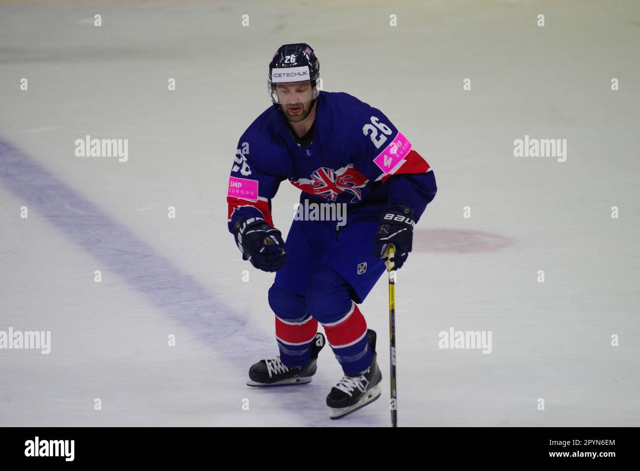 Nottingham, 30 April 2023. Evan Mosey playing for Great Britain against ...