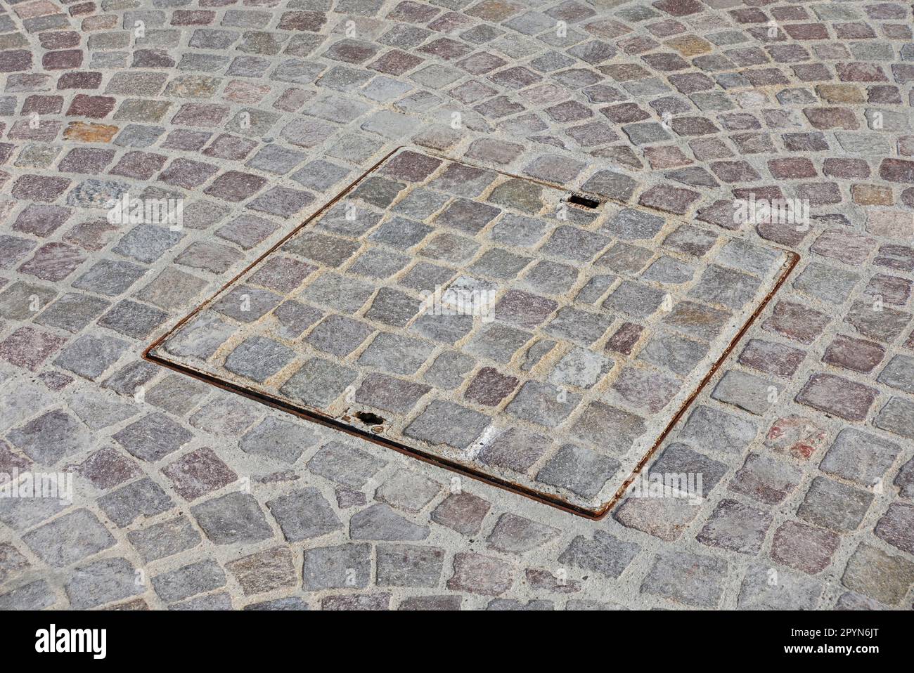 Sewer hatch manhole cover hi-res stock photography and images - Alamy