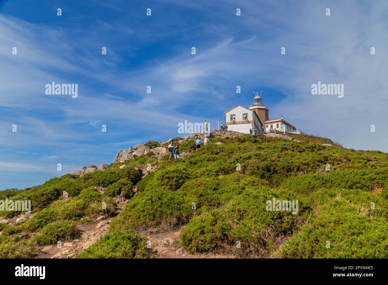 Fisterra, Galicia, Spain: 27 August 2022: Cape Finisterre Lighthouse on ...