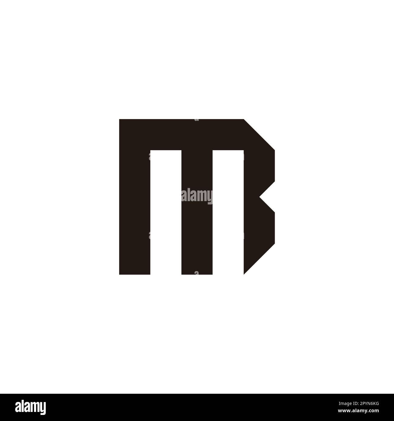 M and b initials Stock Vector Images - Alamy