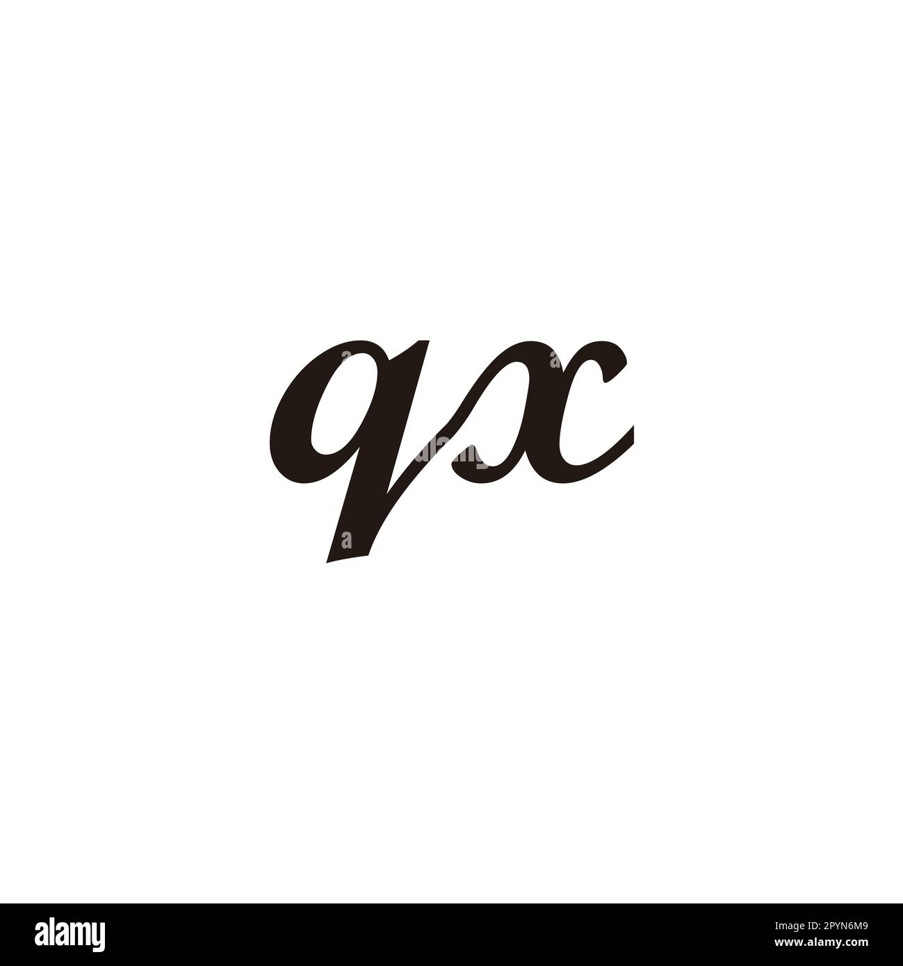 Letter qx connect geometric simple symbol logo vector Stock Vector ...