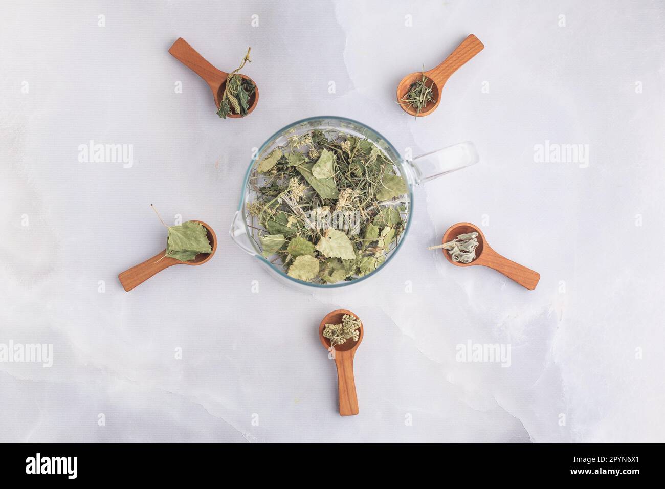 Natural herbal tea for beauty skin Stock Photo - Alamy