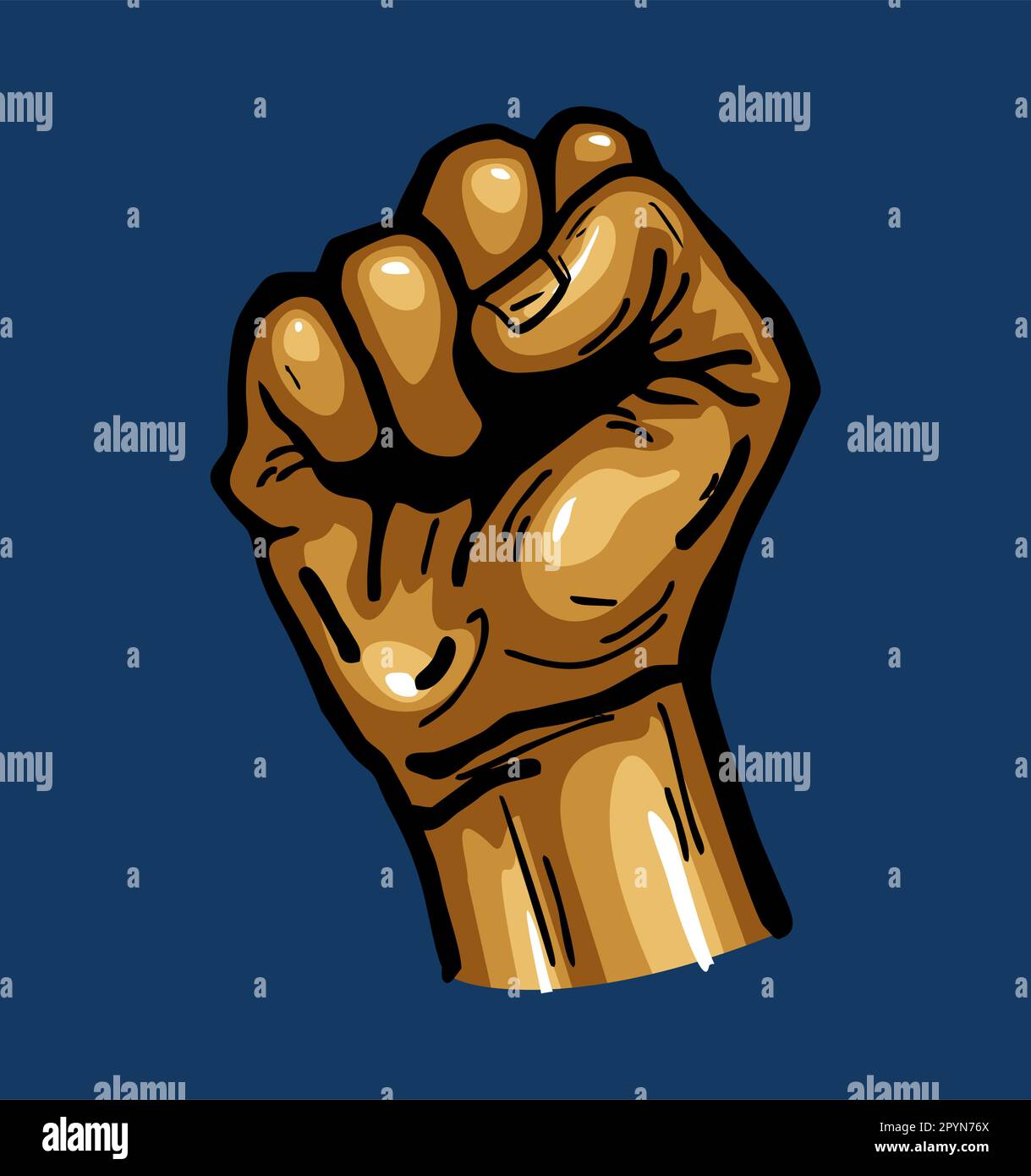 hand clenching vector template Stock Vector Image & Art - Alamy