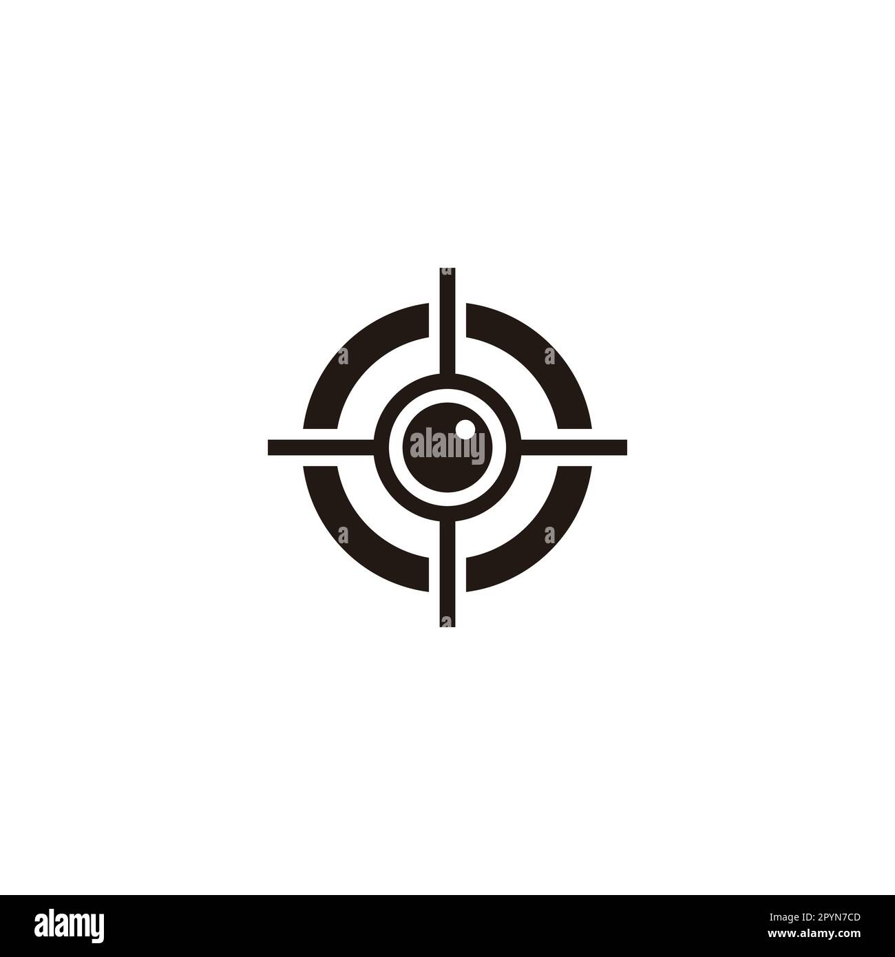 Target, eye, circle geometric simple symbol logo vector Stock Vector ... Target, eye, circle geometric simple symbol logo vector Stock Vector ...