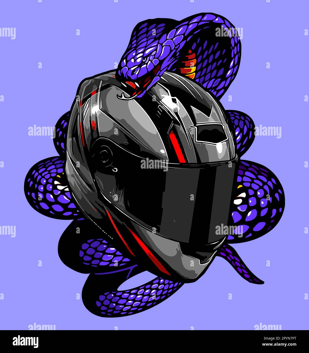 helmet and snake Stock Vector Image & Art - Alamy
