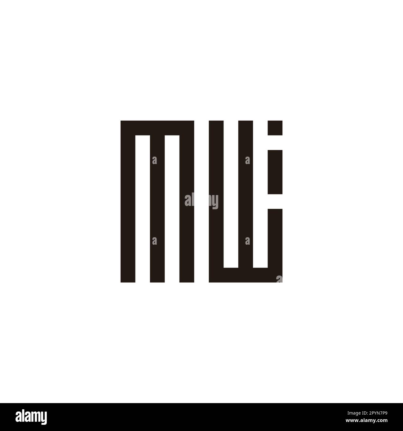 Letter m and w Cut Out Stock Images & Pictures - Alamy