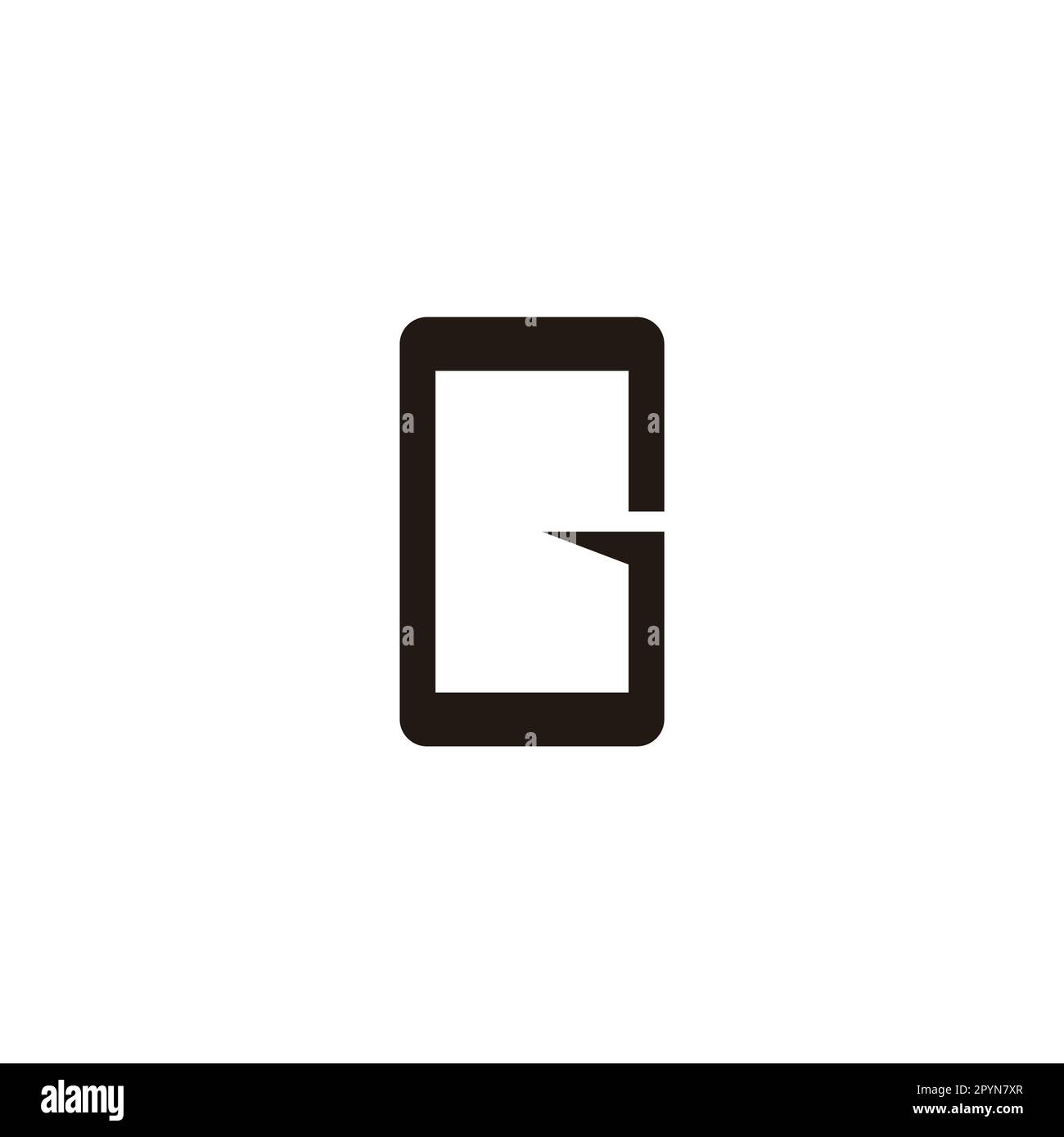 Cubic letter Stock Vector Images - Alamy