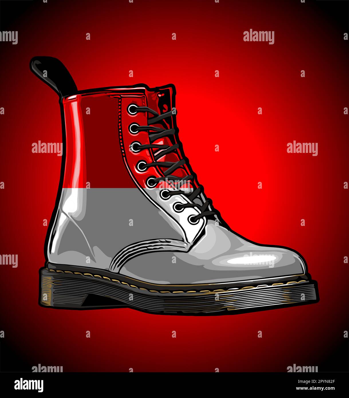 boots vector template Stock Vector Image & Art - Alamy