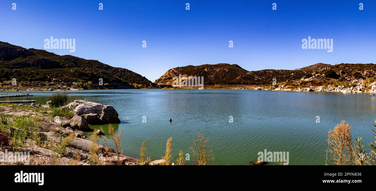Campo, CA, USA - November 13, 2021: Lake Morena is a pleasant spot to ...