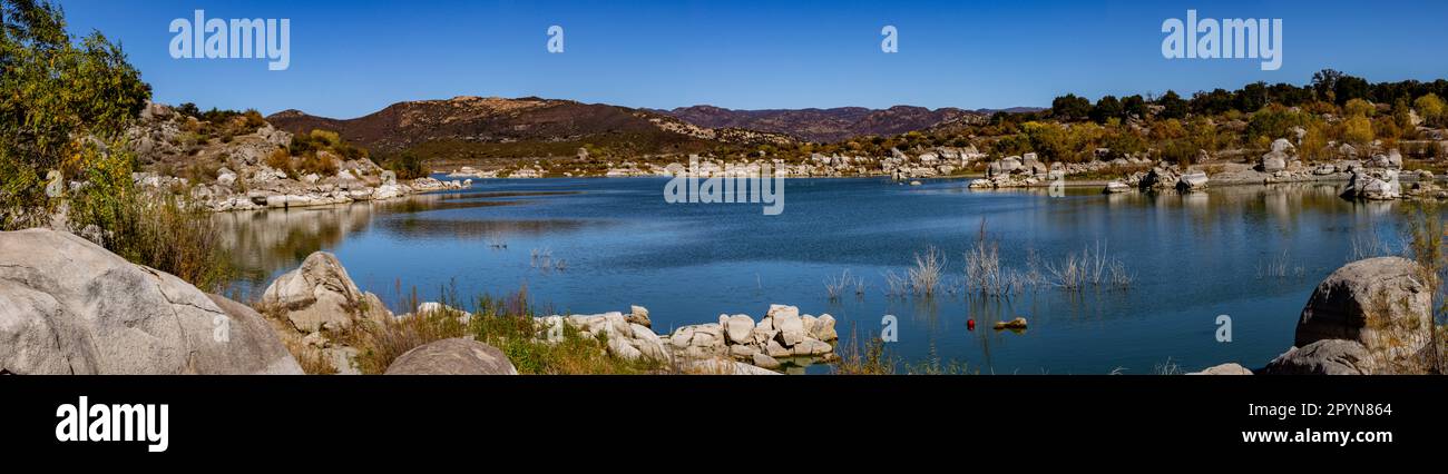 Campo, CA, USA - November 13, 2021: Lake Morena is a pleasant spot to ...