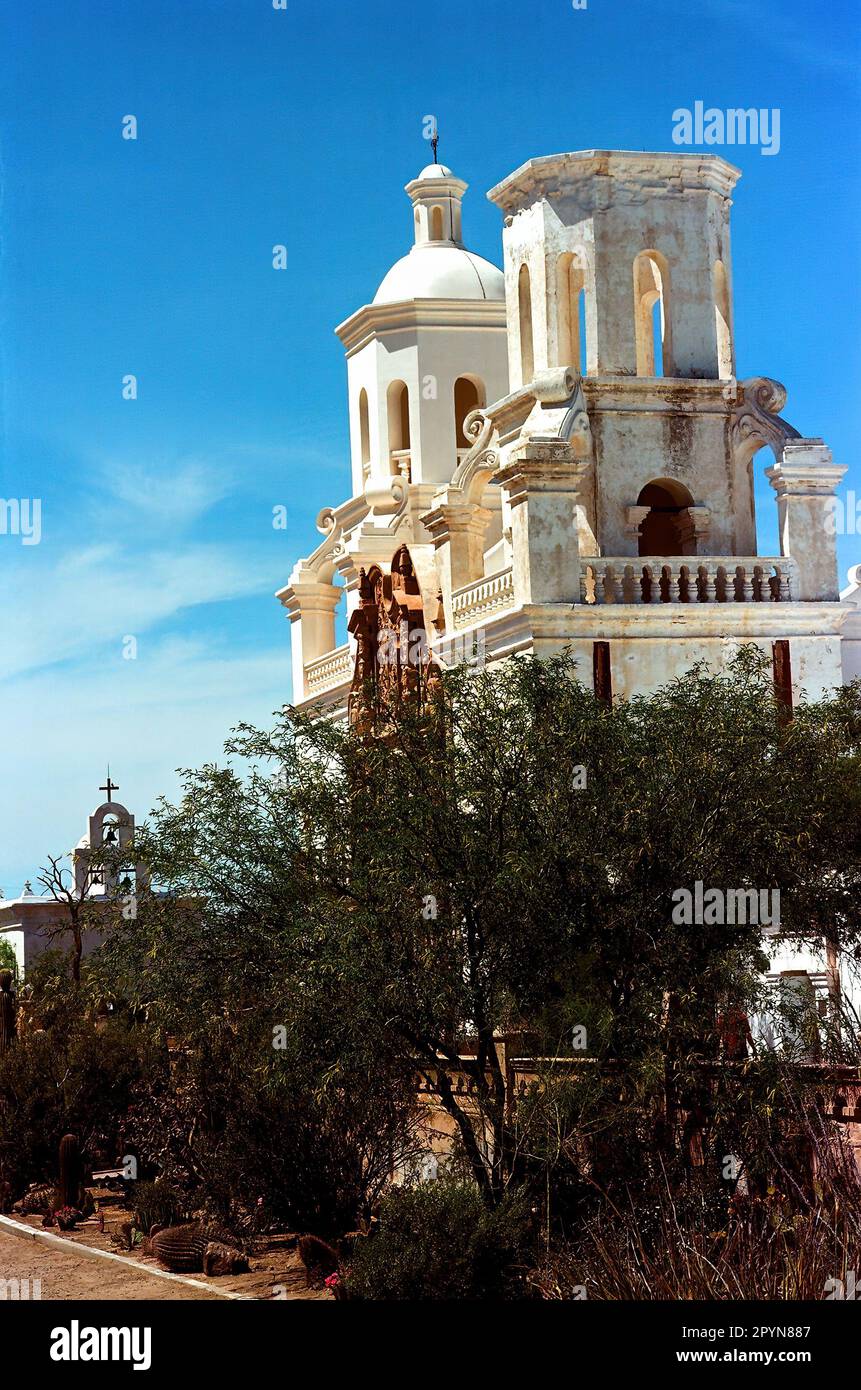 Spanish mission San Xavier del Bac started in 1692 by Spanish ...