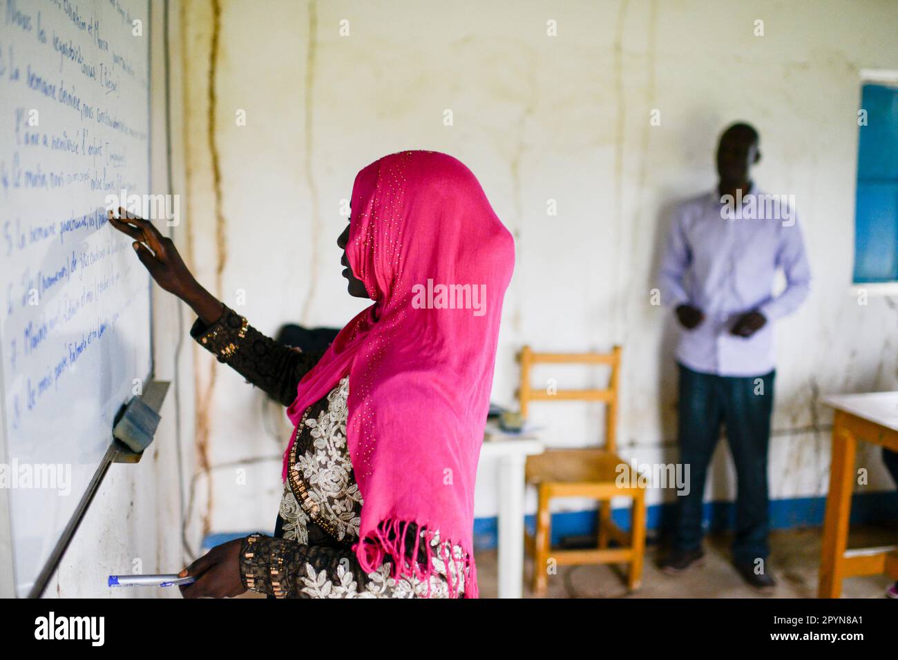 CHAD, Goz Beida, refugee camp Djabal for refugees from Darfur, Sudan ...