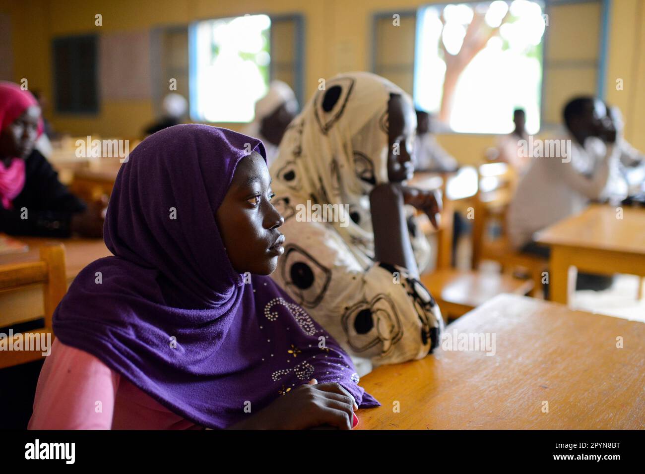CHAD, Goz Beida, refugee camp Djabal for refugees from Darfur, Sudan ...