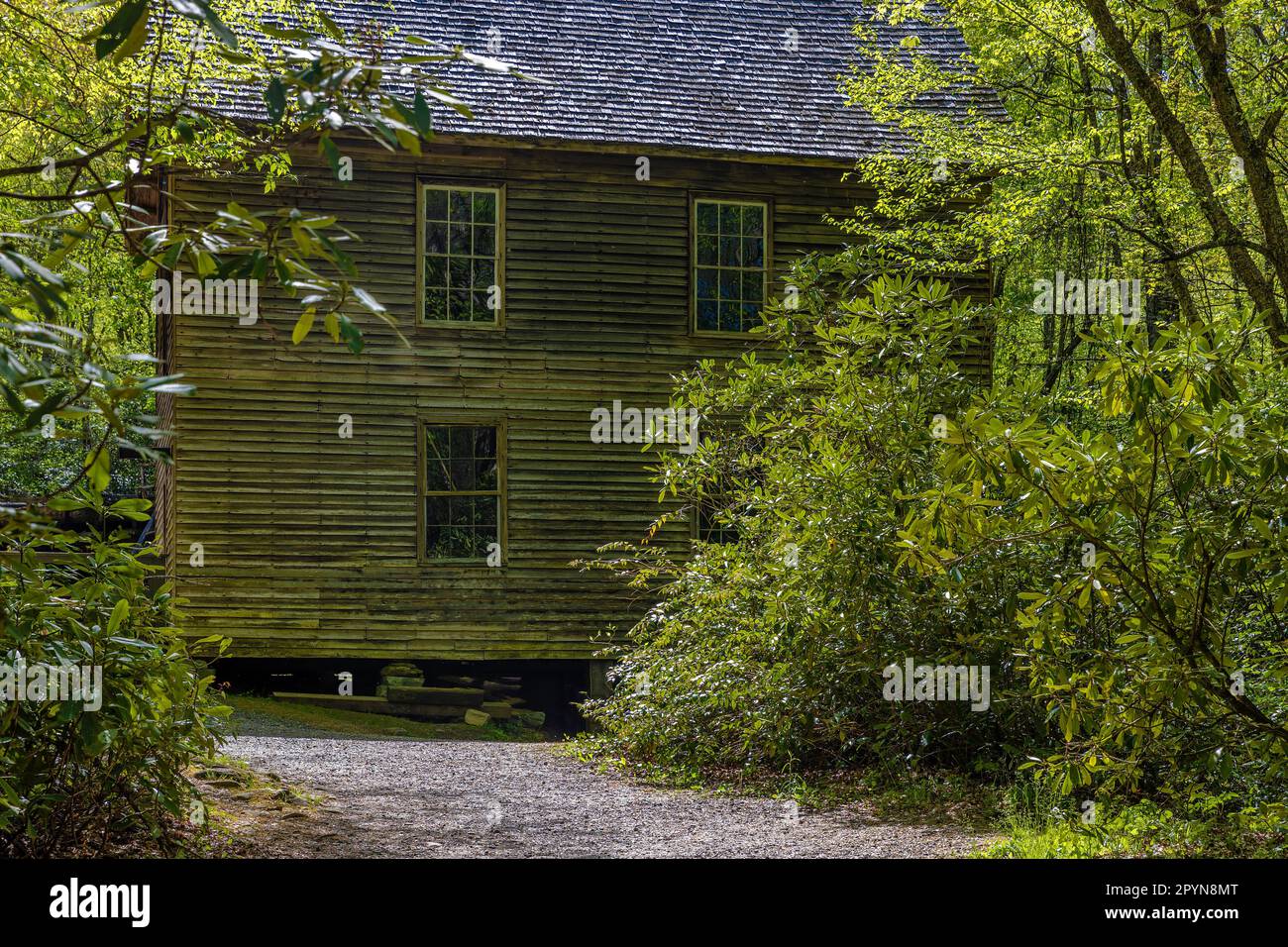 Built in 1886 is a steel turbine - powered grist mill in the Great ...