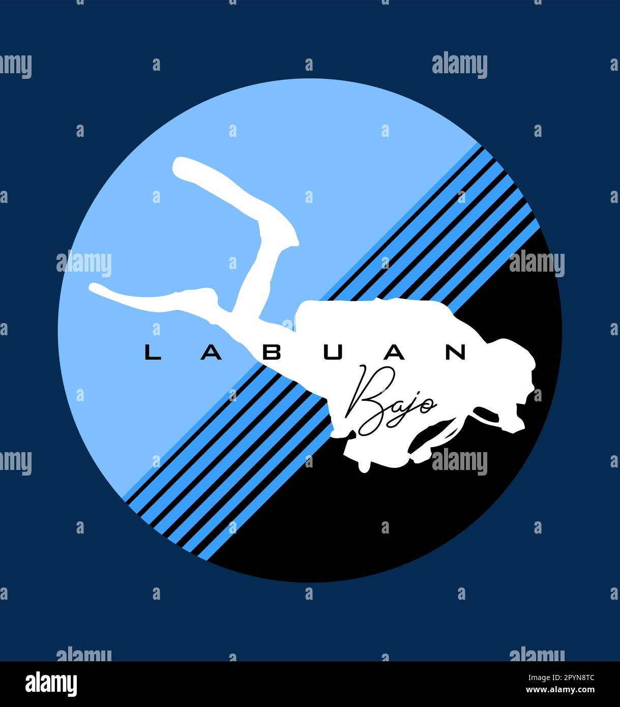 labuan bajo island indonesia Stock Vector Image & Art - Alamy