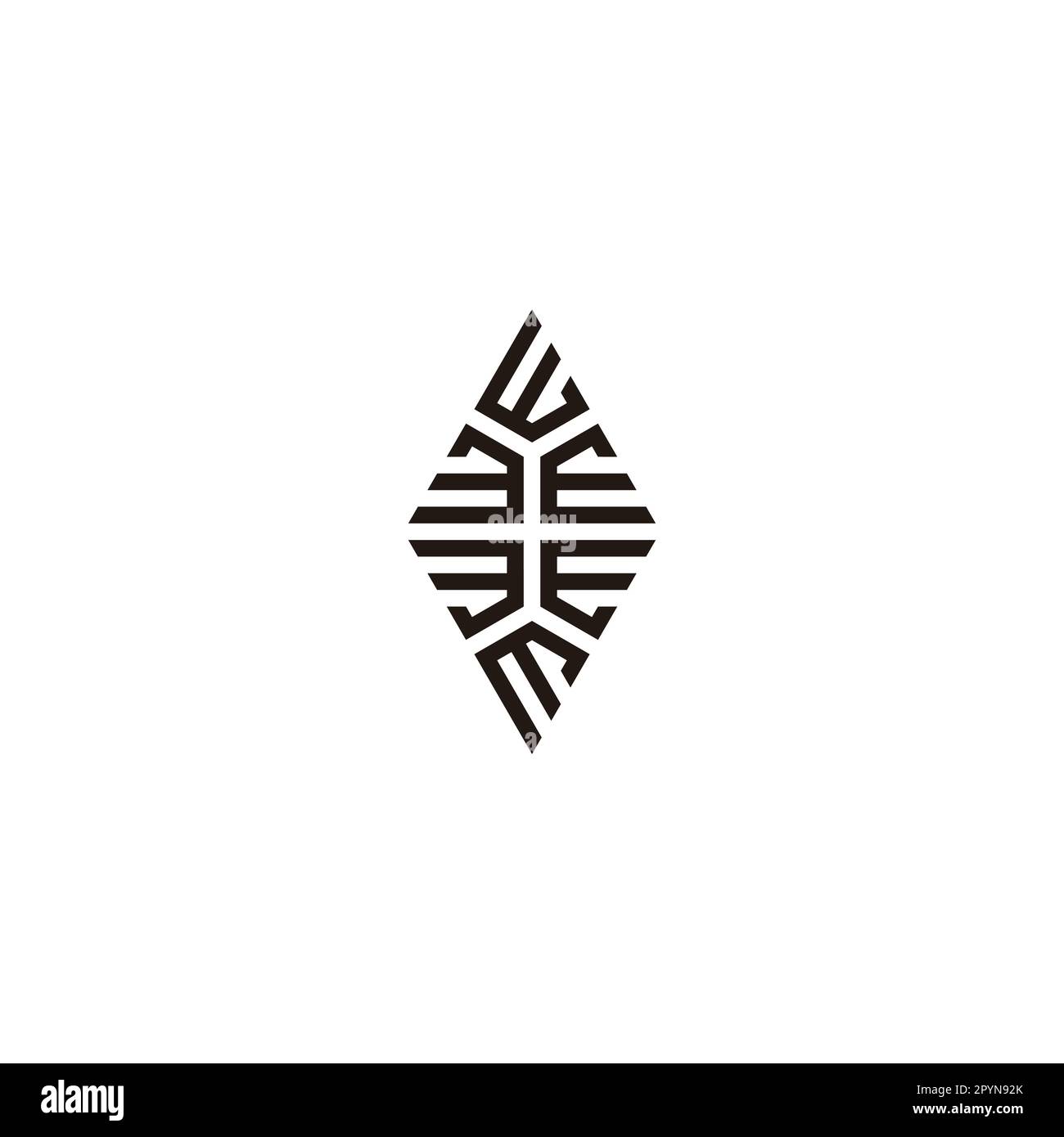 Letters m, gem geometric symbol simple logo vector Stock Vector Image ...