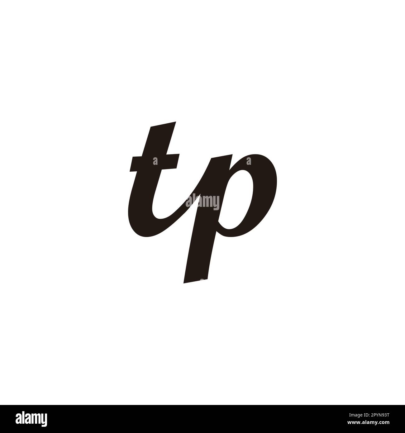 Letter tp connect geometric symbol simple logo vector Stock Vector ...