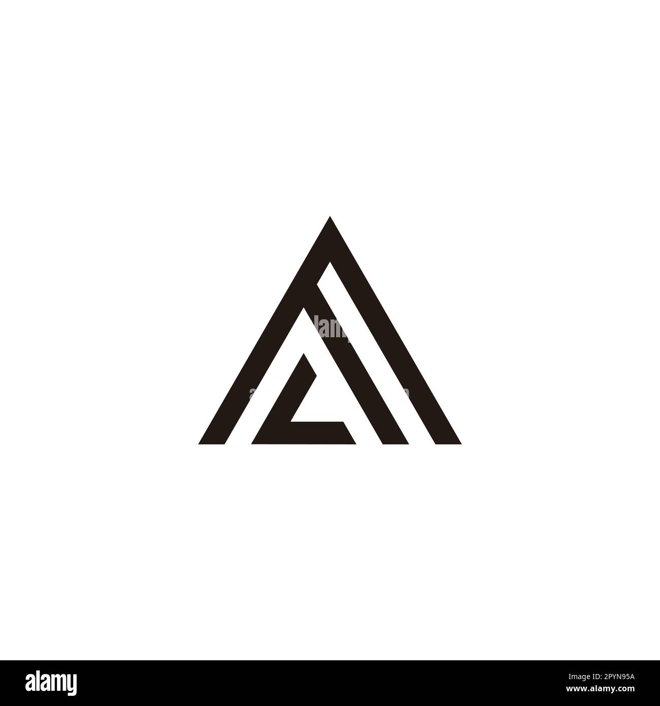 Letter L and M triangle geometric symbol simple logo vector Stock Vector Image & Art - Alamy