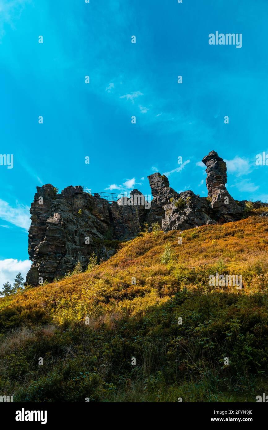 Vysoky kamen (High Stone) is a quartz rock formation 8km from Kraslice ...