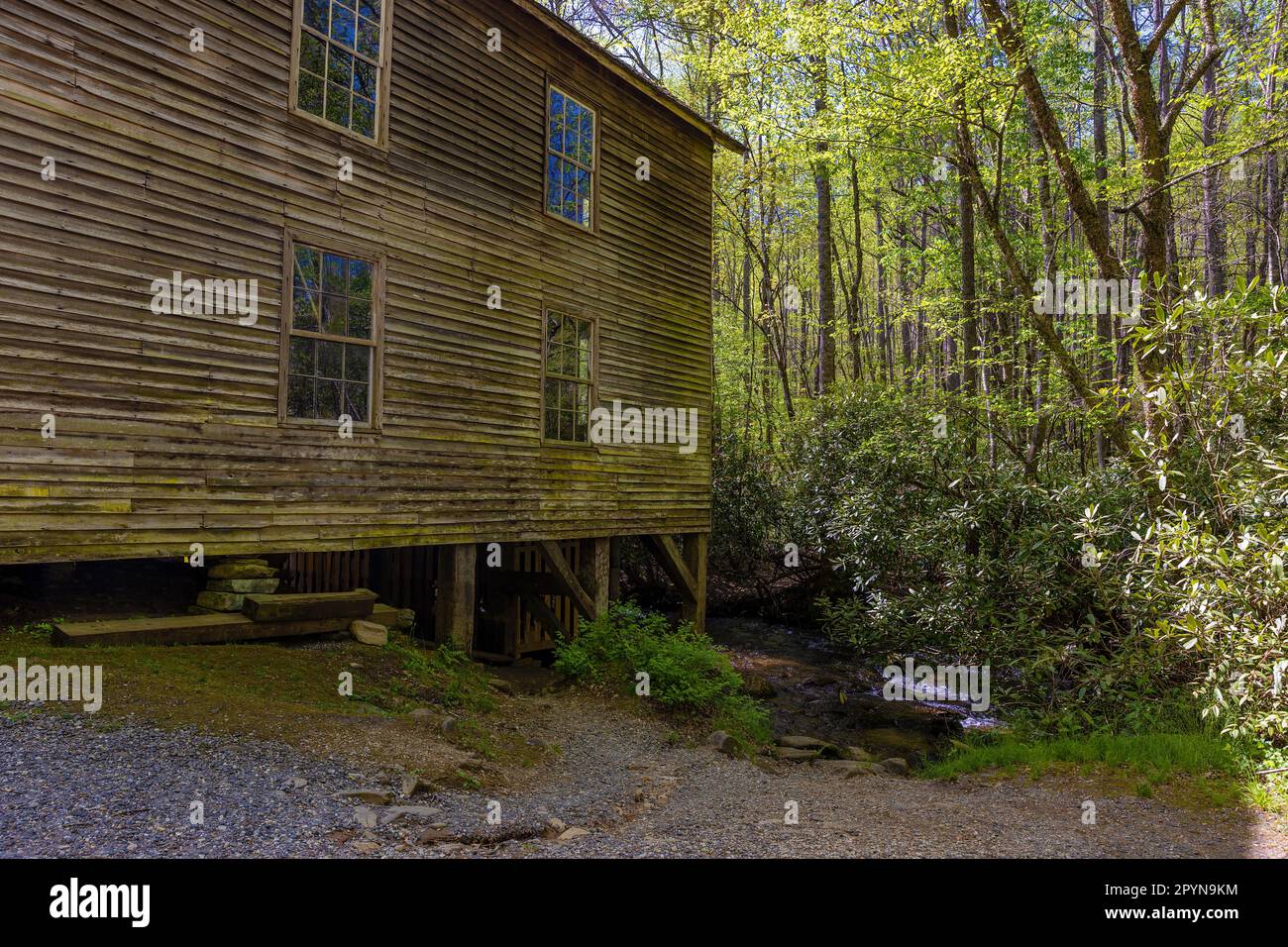Built in 1886 is a steel turbine - powered grist mill in the Great ...