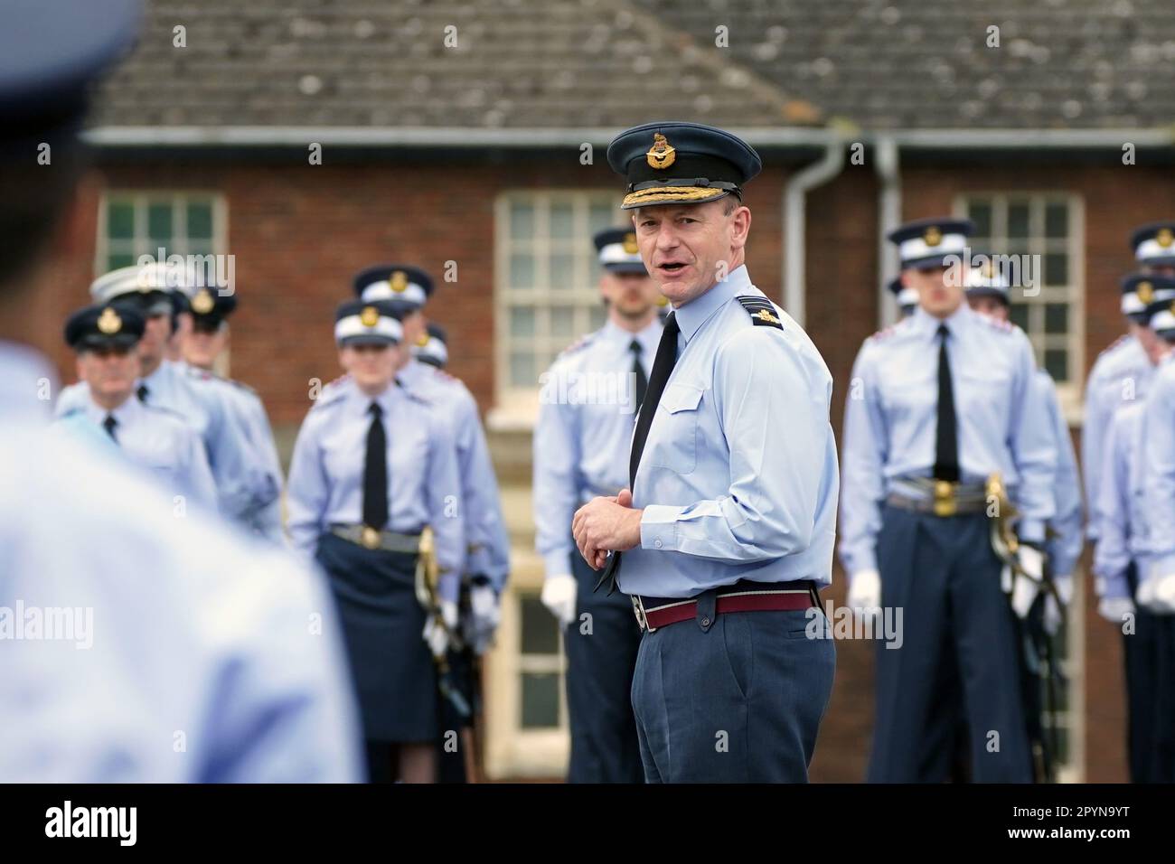 Chief of the Air Staff Air Chief Marshal Sir Mike Wigston addresses ...