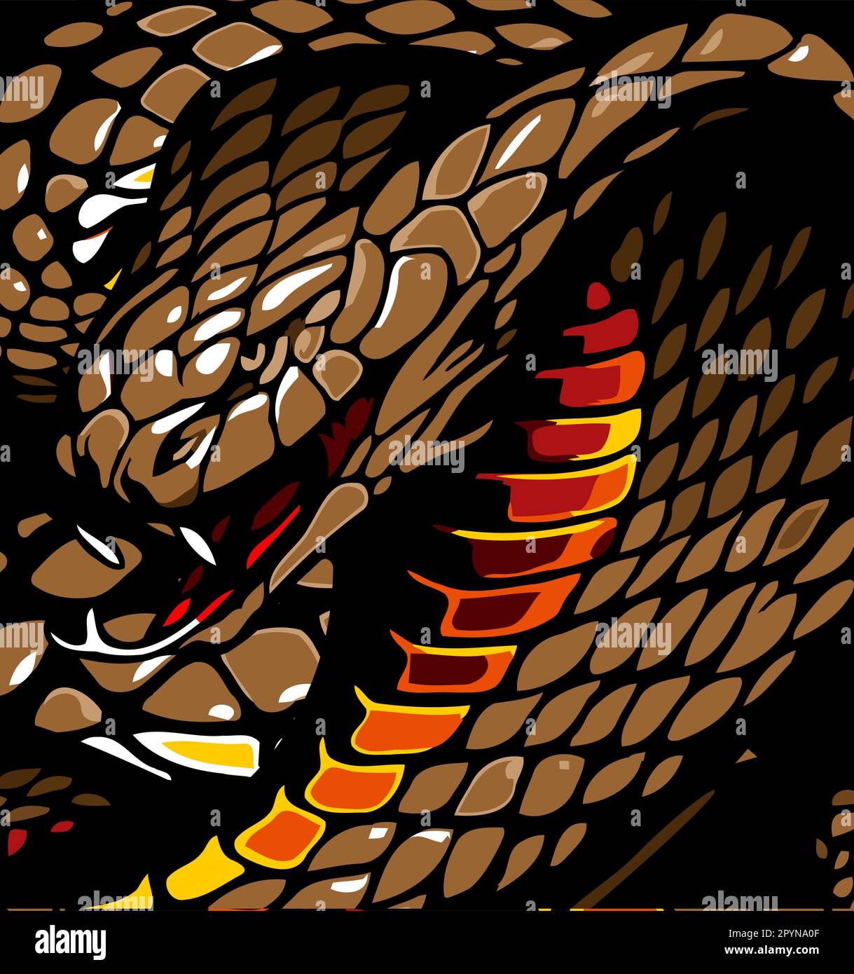 snake pattern vector template Stock Vector Image & Art - Alamy