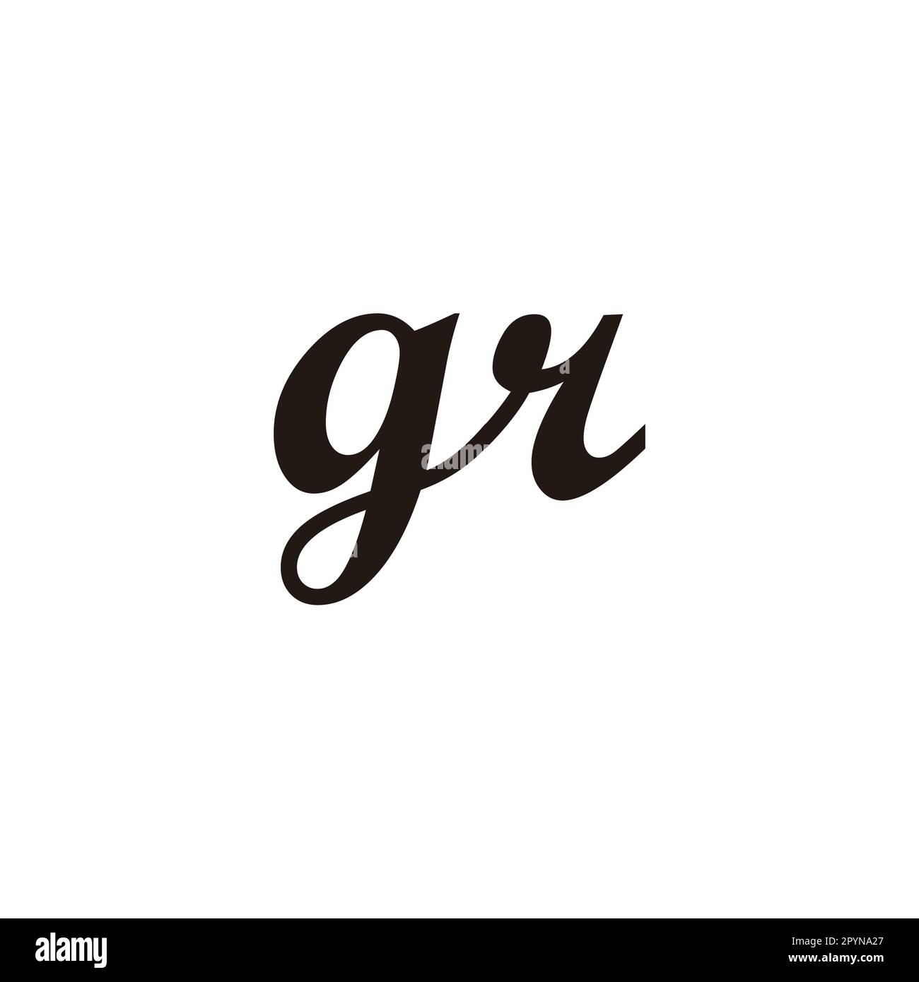 Letter gr connect geometric symbol simple logo vector Stock Vector ...
