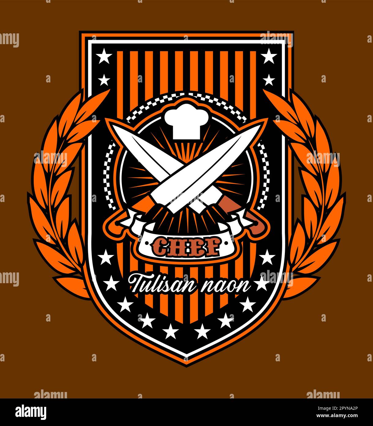 chef logo vector template Stock Vector Image & Art - Alamy