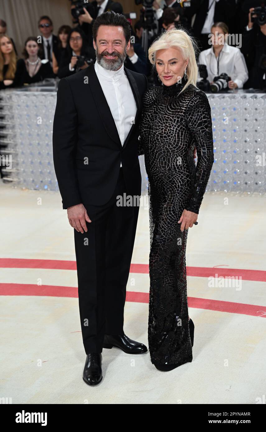 New York, USA. May 1st, 2023. Hugh Jackman and Deborra-Lee Furness ...