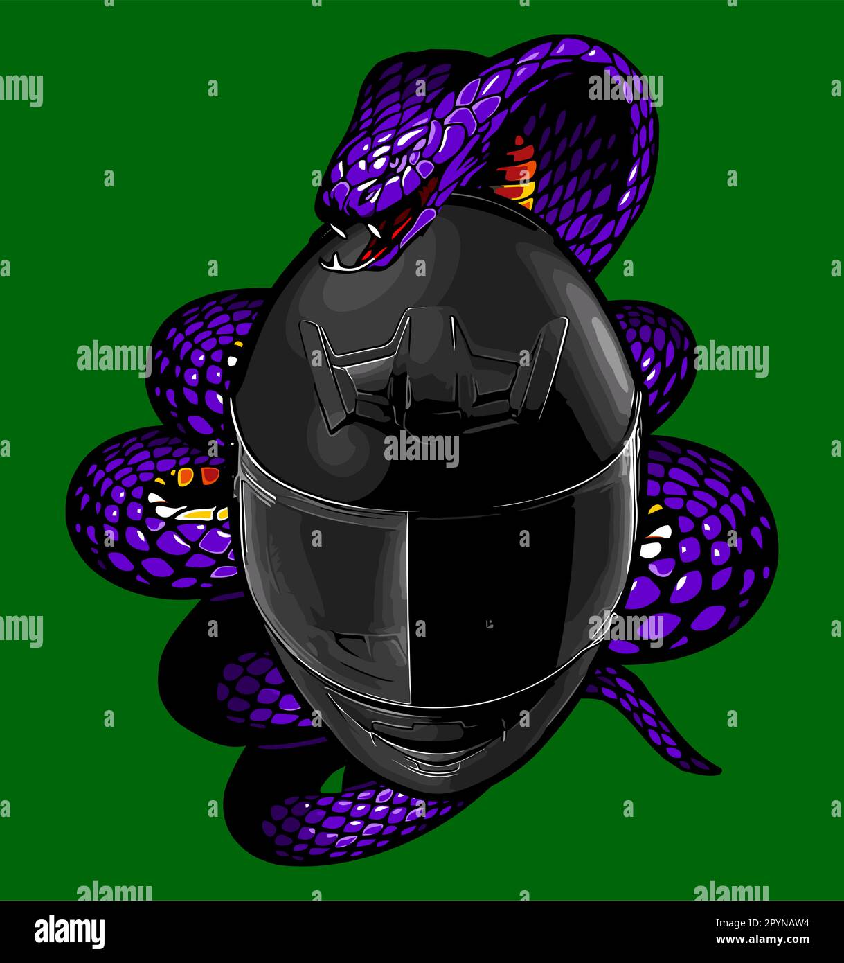 helmet and snake Stock Vector Image & Art - Alamy