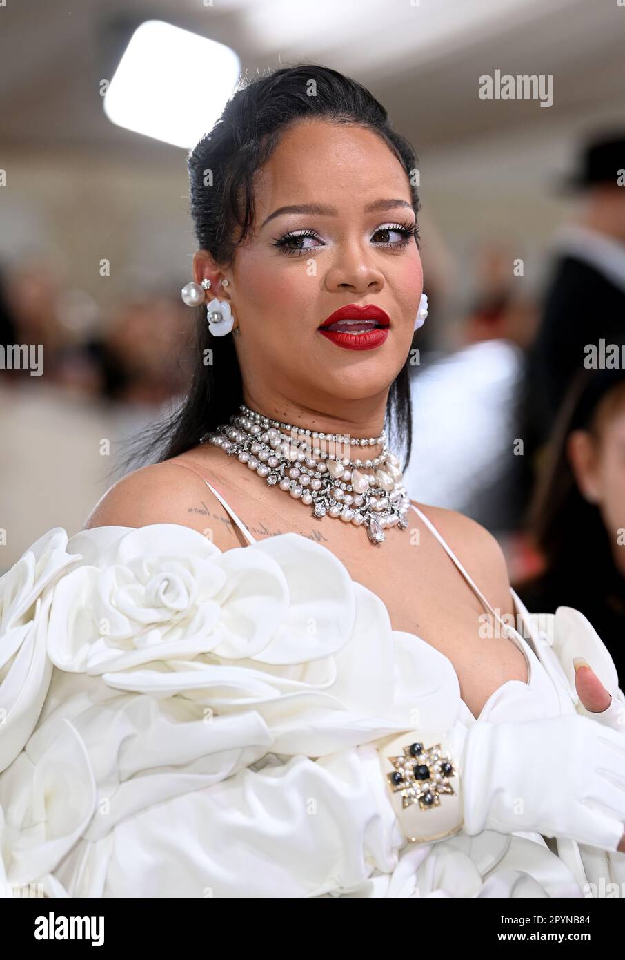 New York, USA. May 1st, 2023. Rihanna arriving at The Met Gala 2023 ...