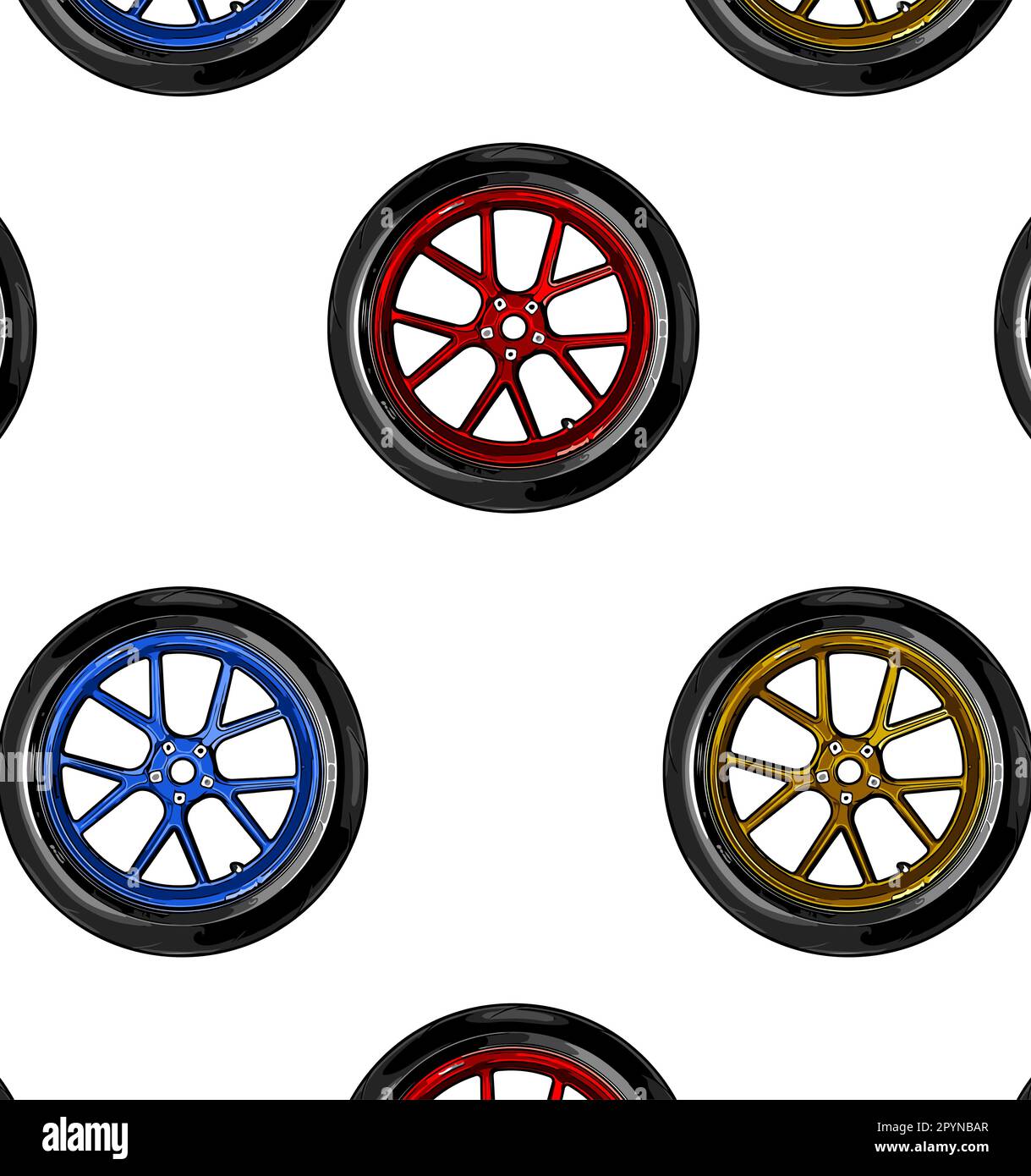 motorcycle wheel patterns Stock Vector Image & Art - Alamy