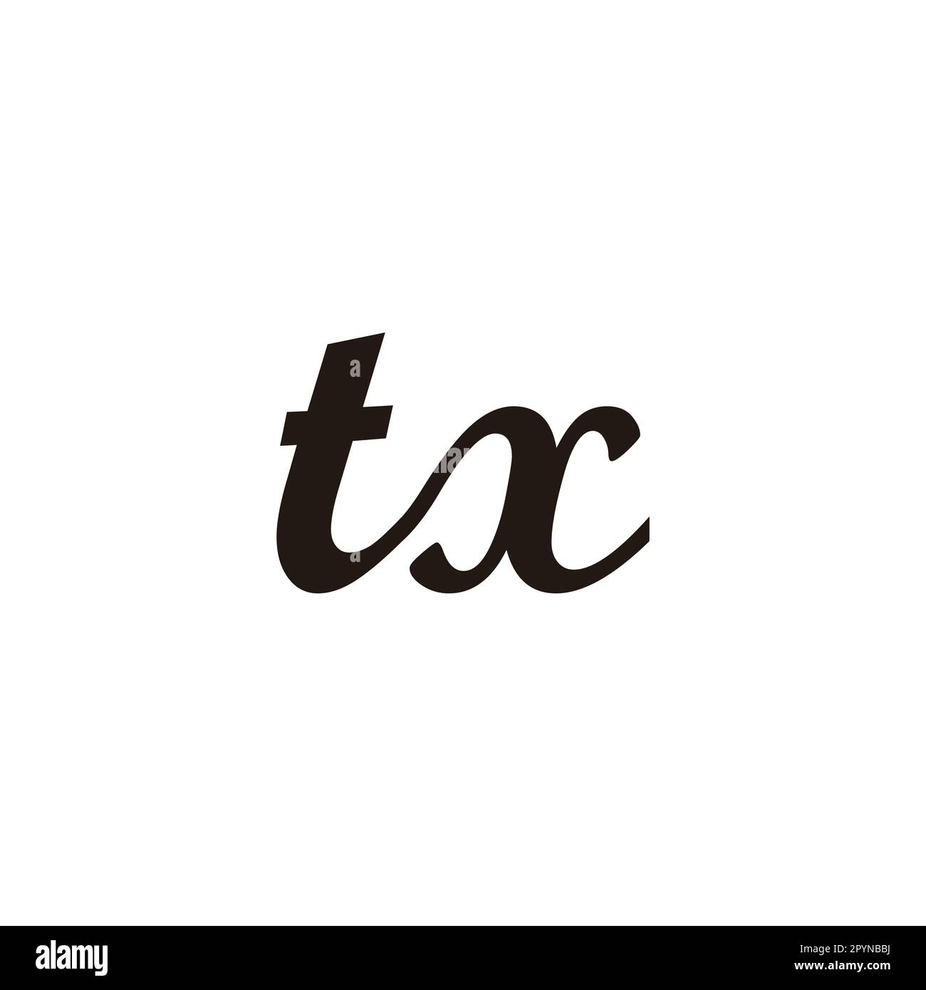 Letter tx connect geometric symbol simple logo vector Stock Vector Image & Art - Alamy