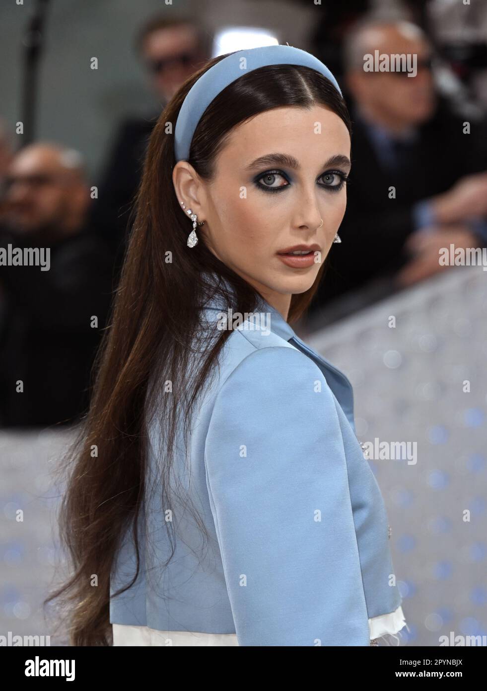 New York, USA. May 1st, 2023. Emma Chamberlain arriving at The Met Gala ...