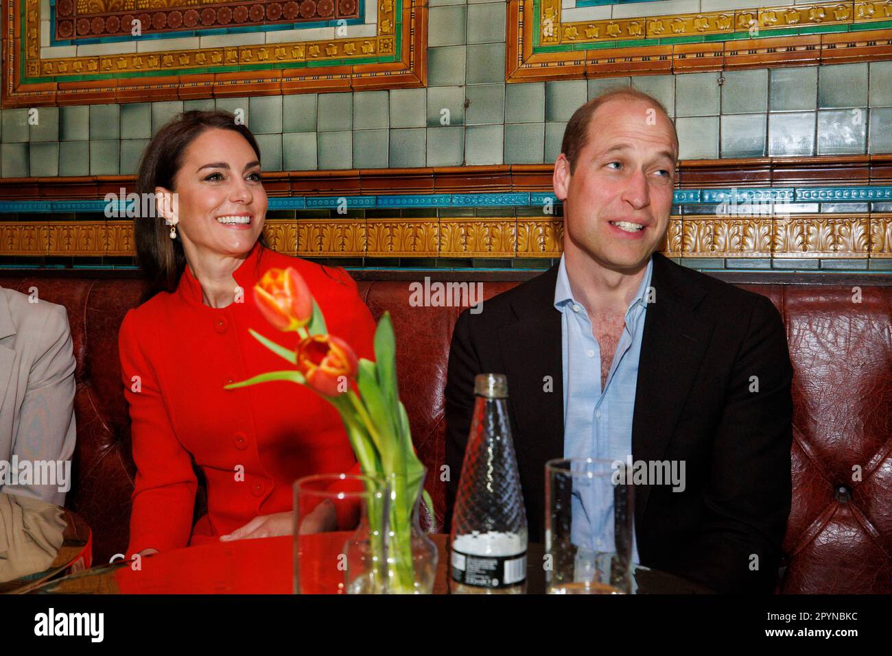 William, Prince of Wales and Catherine, Princess of Wales are served a ...