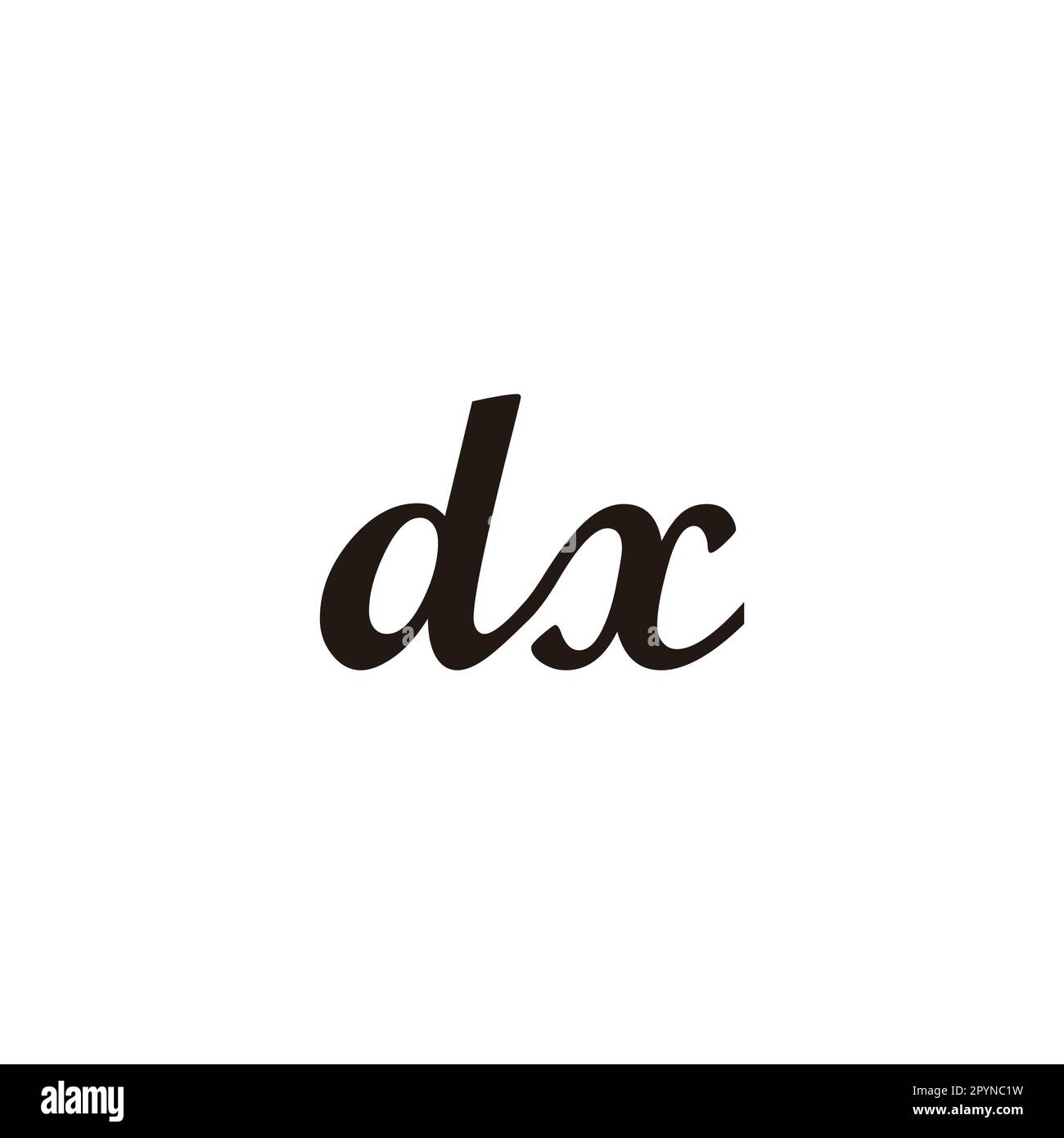 Letter dx connect geometric symbol simple logo vector Stock Vector Image & Art - Alamy