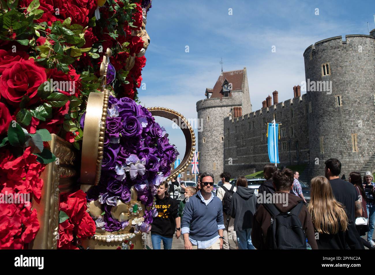 Windsor, Berkshire, UK. 4th May, 2023. The Ivy Restaurant opposite ...