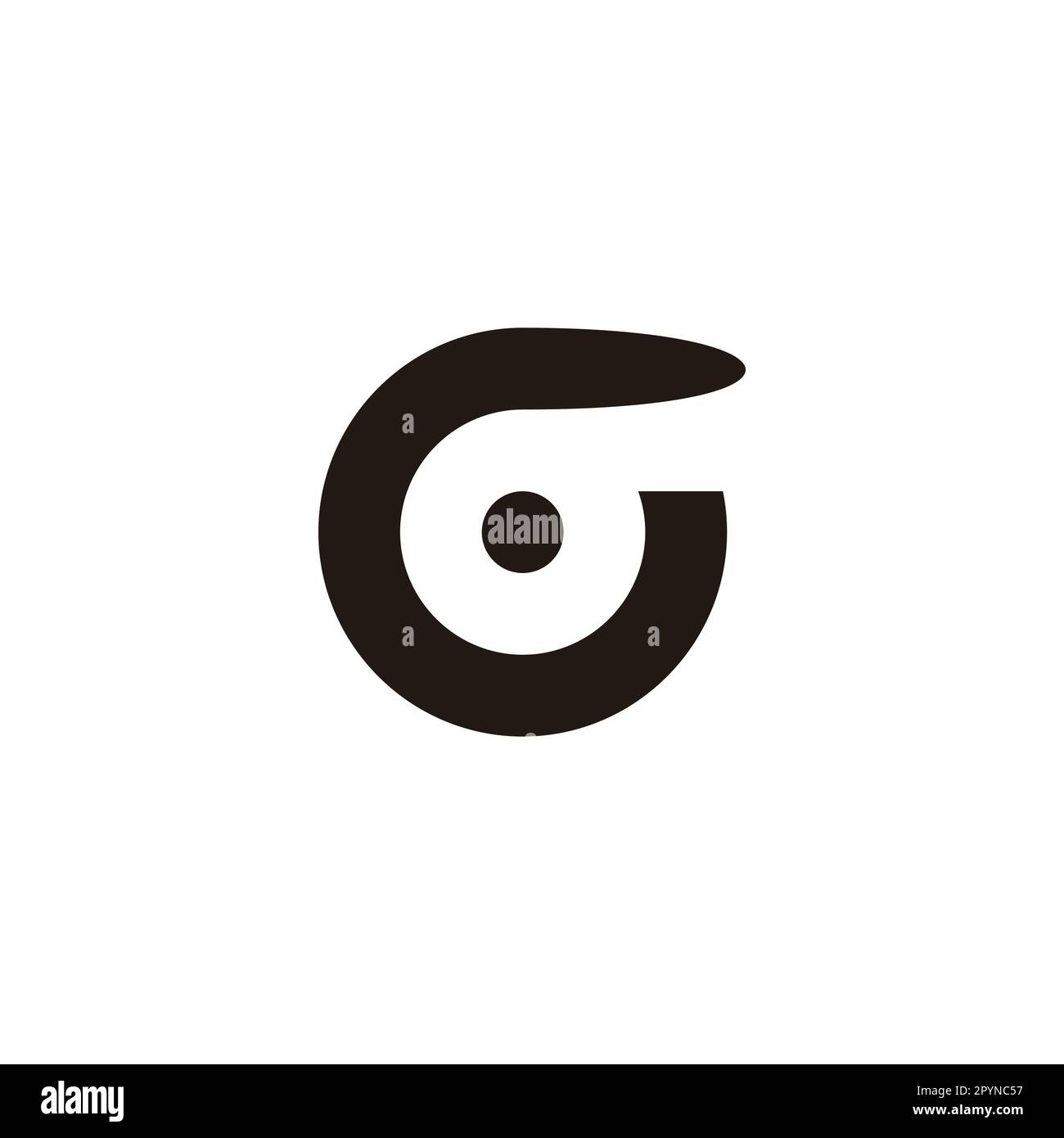 Letter G wheel, fast geometric symbol simple logo vector Stock Vector ...