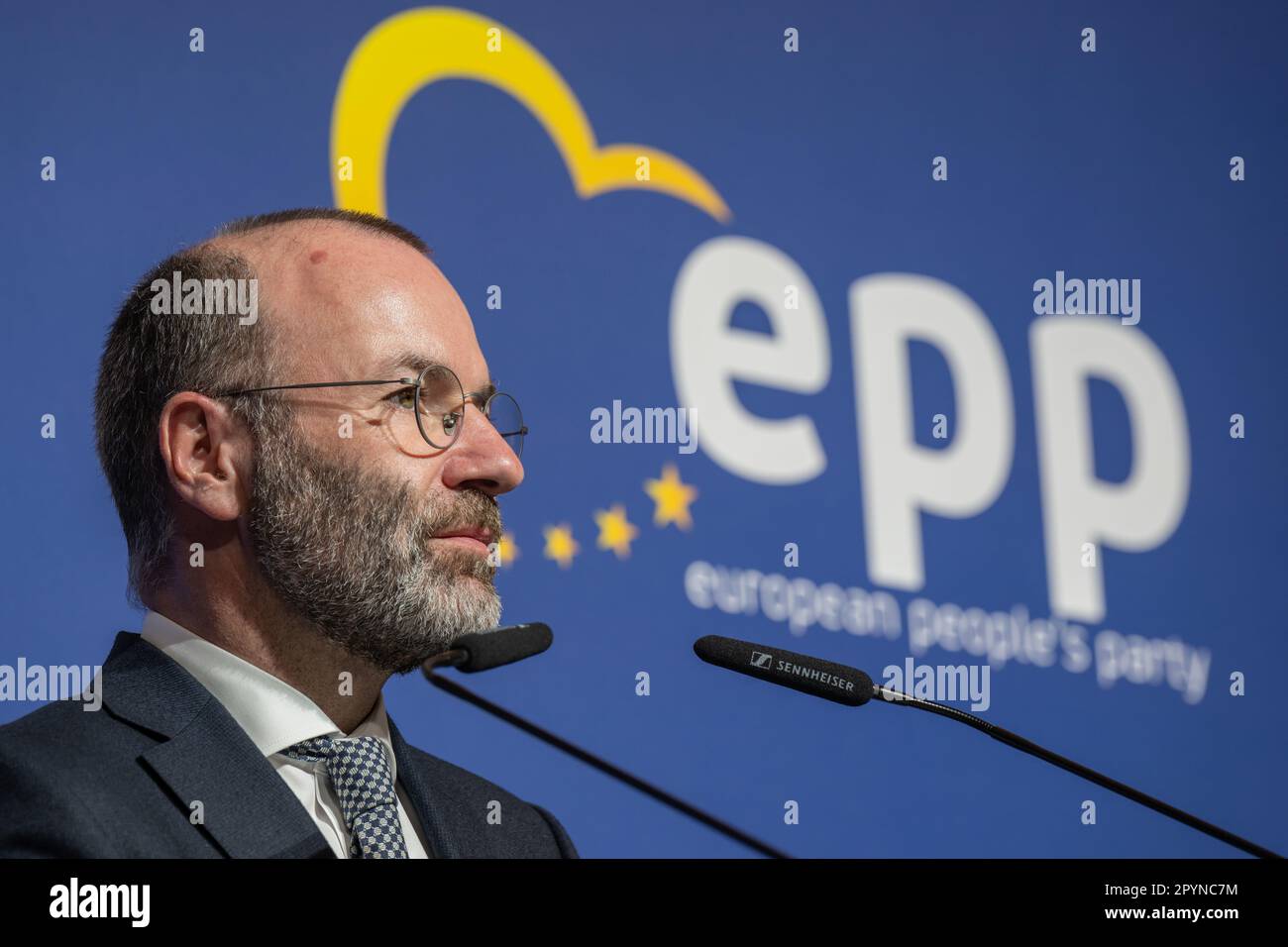 Munich, Germany. 04th May, 2023. Manfred Weber (CSU), EPP party leader ...