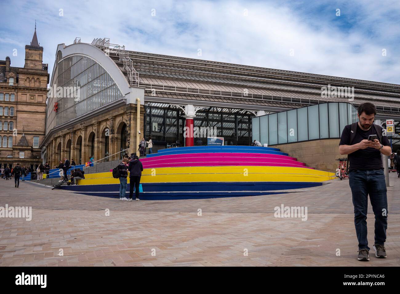 Liverpool, England, Liverpool Host Eurovison 2023. 4th May 2023. Lime ...