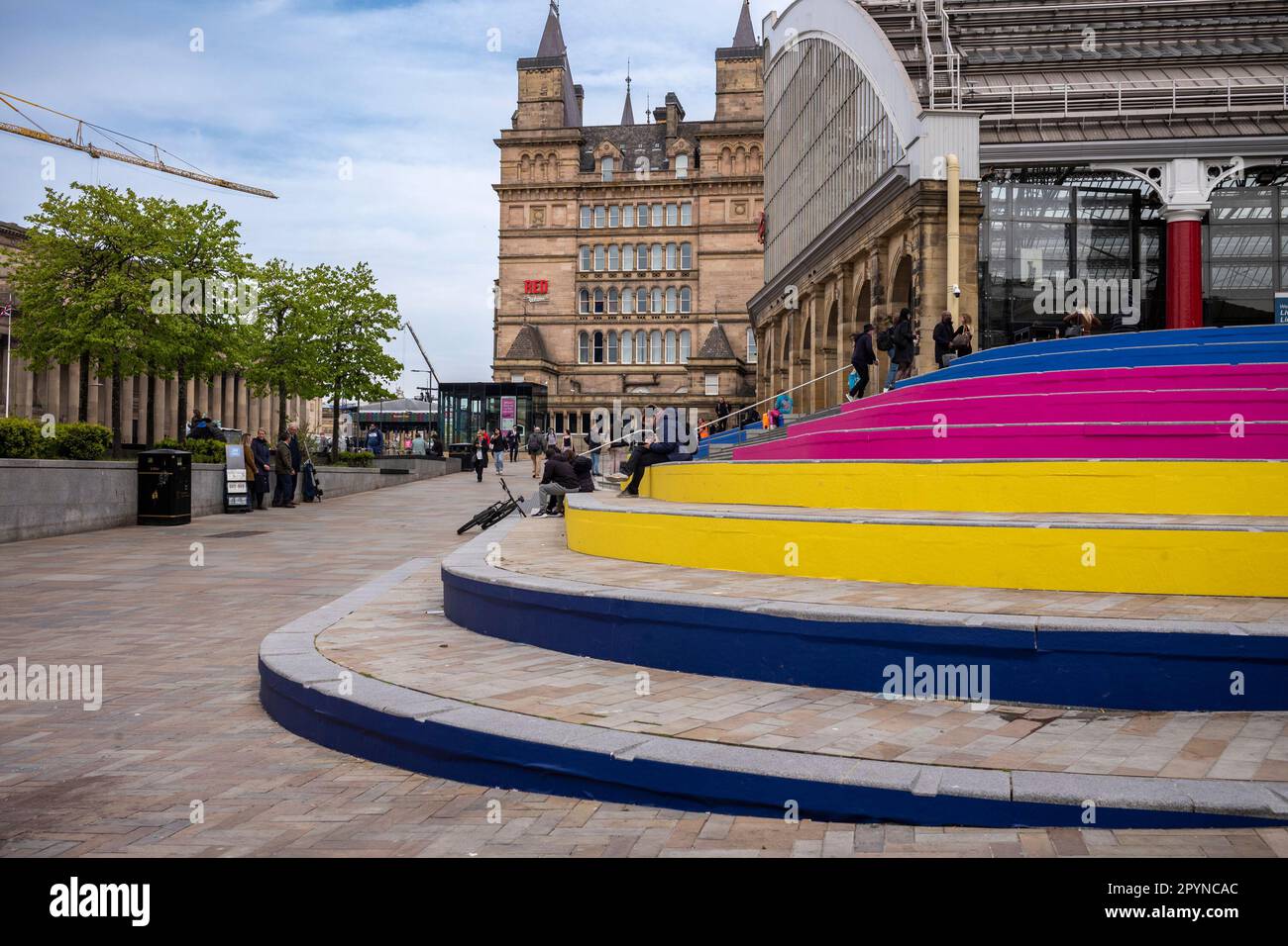 Liverpool, England, Liverpool Host Eurovison 2023. 4th May 2023. Lime ...
