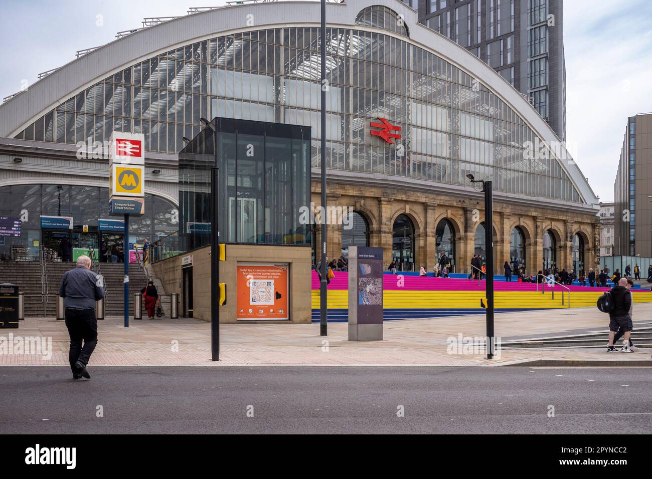 Liverpool, England, Liverpool Host Eurovison 2023. 4th May 2023. Lime ...