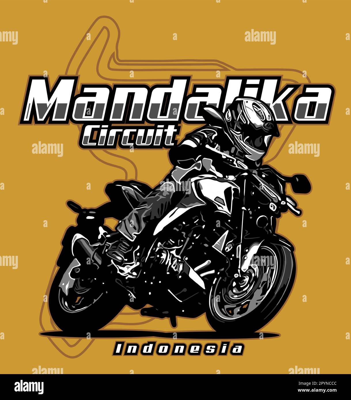 motorcycle vector template Stock Vector Image & Art - Alamy