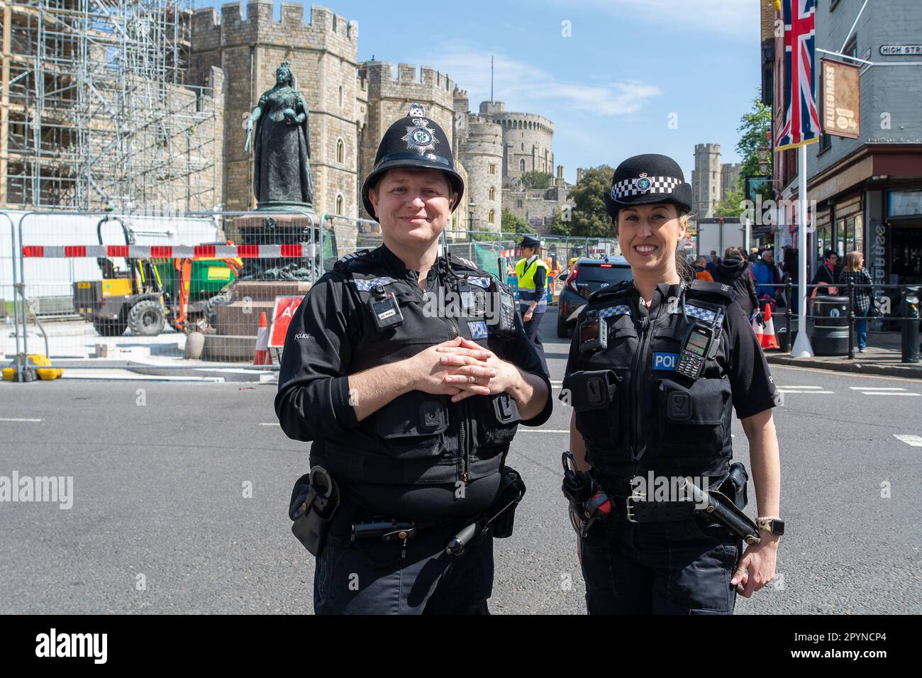 Windsor, Berkshire, UK. 4th May, 2023. Thames Valley Police on patrol ...