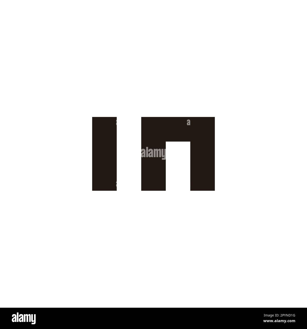 Letter m and n square geometric symbol simple logo vector Stock Vector Image & Art - Alamy