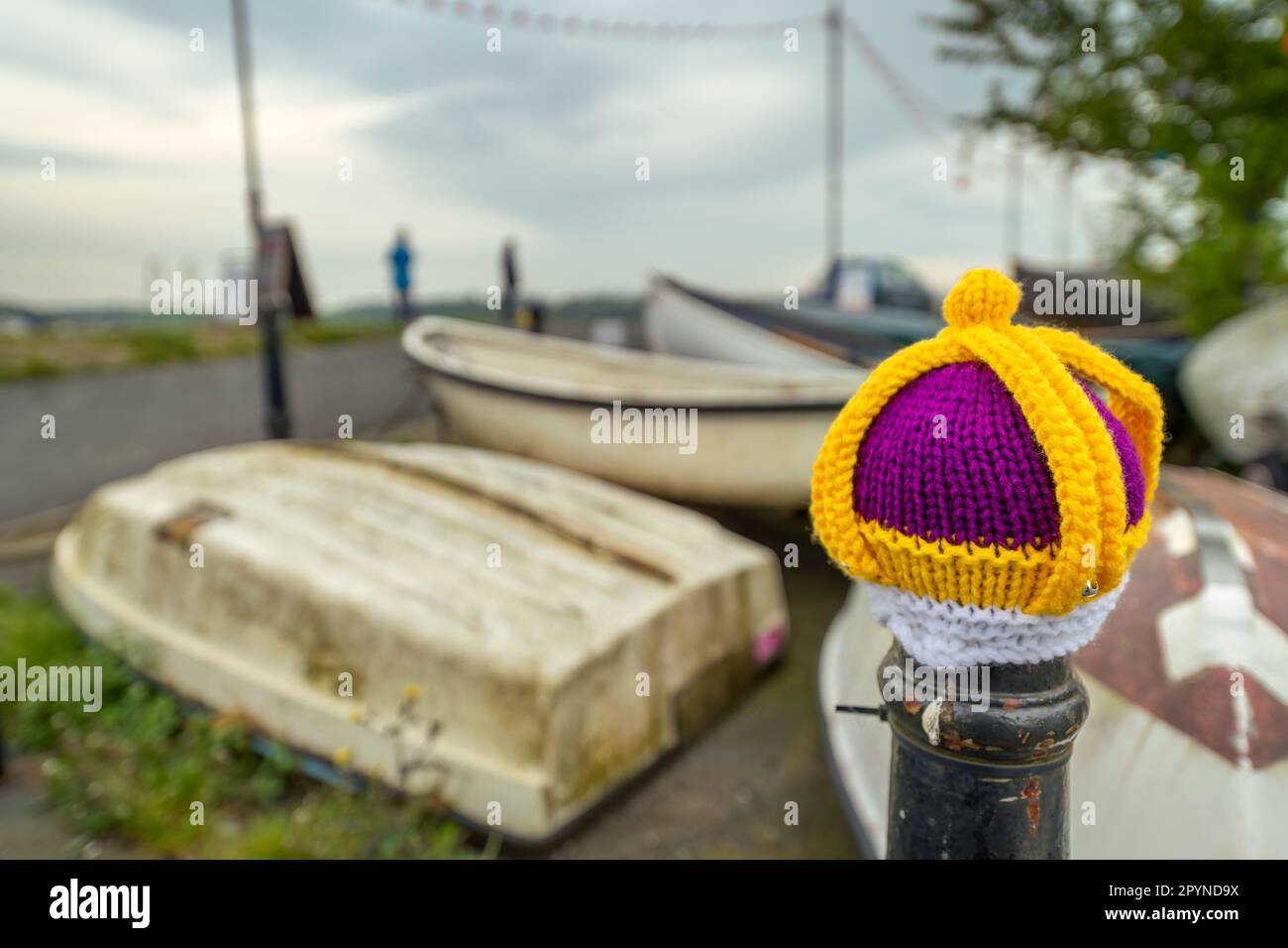 Thursday 4th May 2023. Appledore, North Devon, England - On a blustery ...