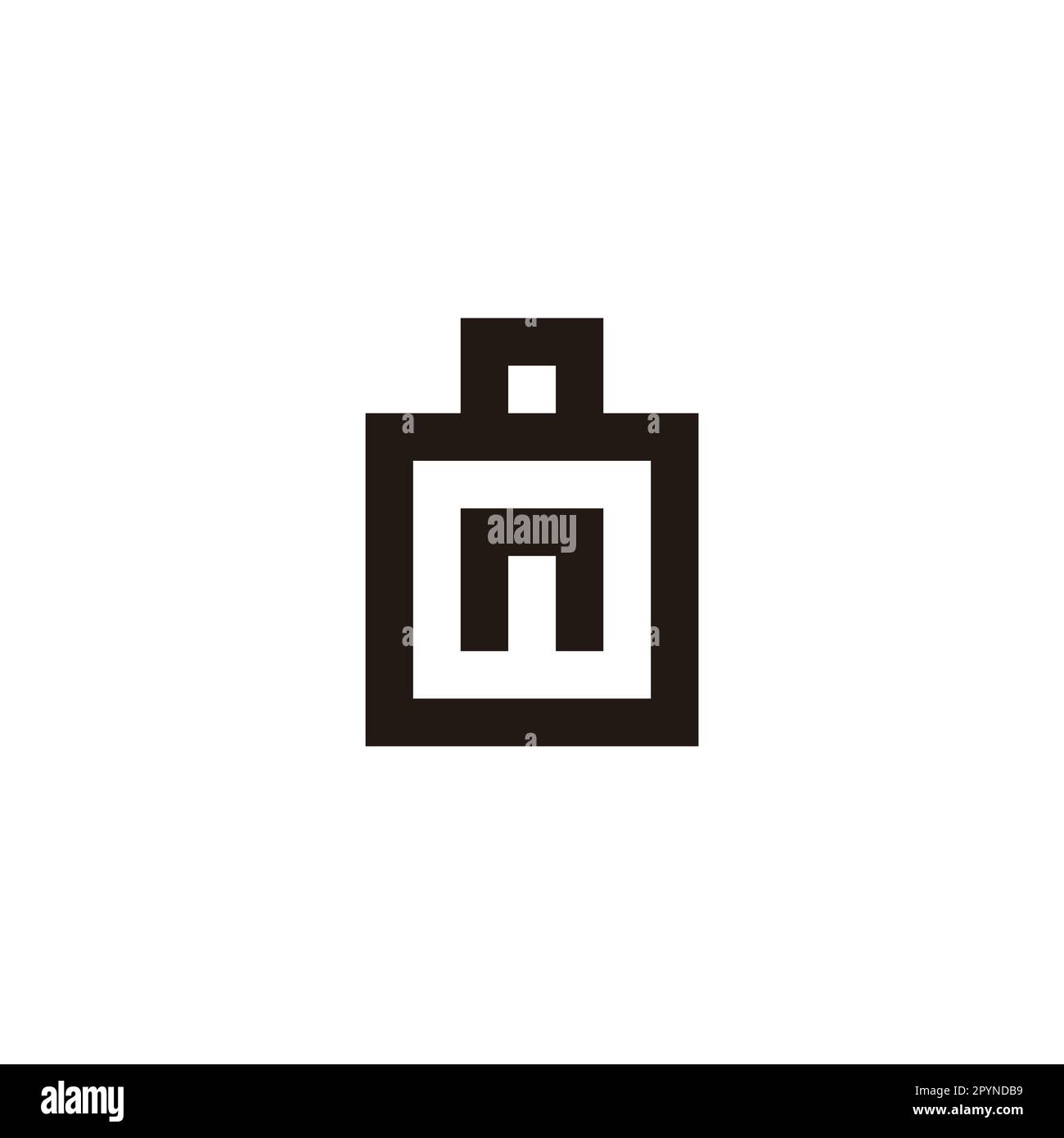 Letter o in 8, square geometric symbol simple logo vector Stock Vector ...