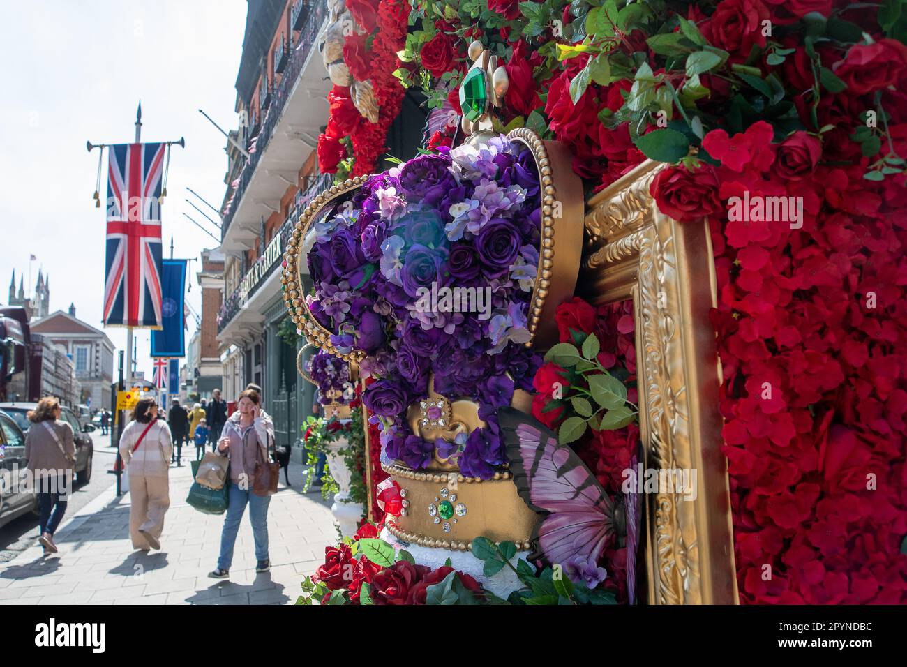 Windsor, Berkshire, UK. 4th May, 2023. The Ivy Restaurant opposite ...
